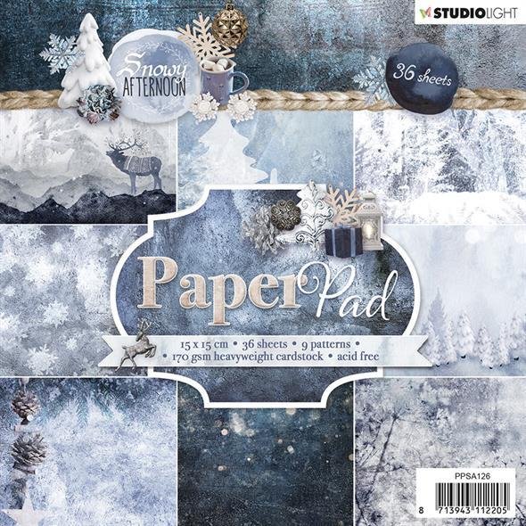 STUDIO LIGHT PAPER PAD 15X15CM 36 ARK PPSA126 - Studio Light Blokke ...