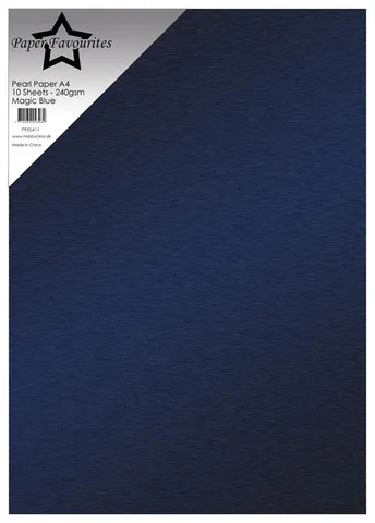 Paper Favourites Pearl Paper 240 gr A4 "Magic Blue" PFSS411 - Paper ...