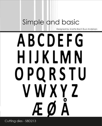 Simple and Basic - SBD213 - Mini Alphabet - Simple and Basic Dies ...