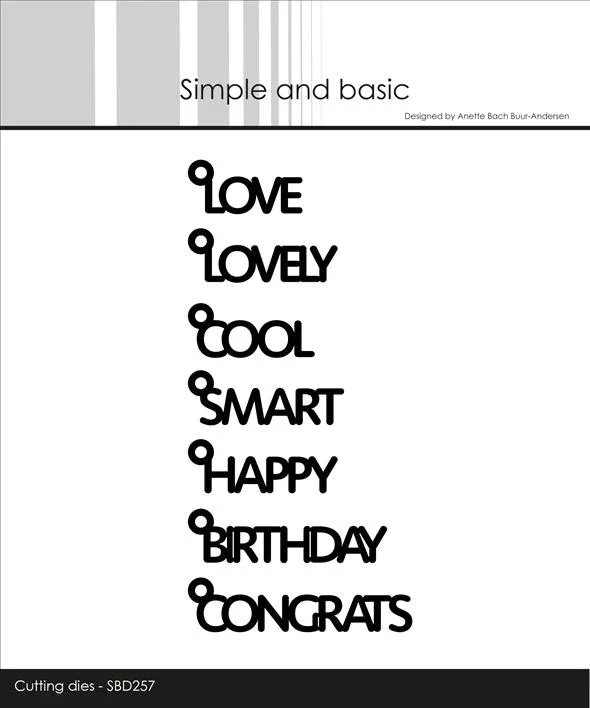 Simple and Basic - SBD257 Texts w/Hanger - English - Simple and Basic ...