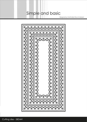 Simple and Basic die "Inner Scallop - Mini Slim" SBD441 - Simple and ...