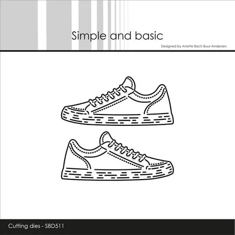 Simple and Basic die "Sneakers" SBD511 - Simple and Basic Dies - LARSEN HOBBY