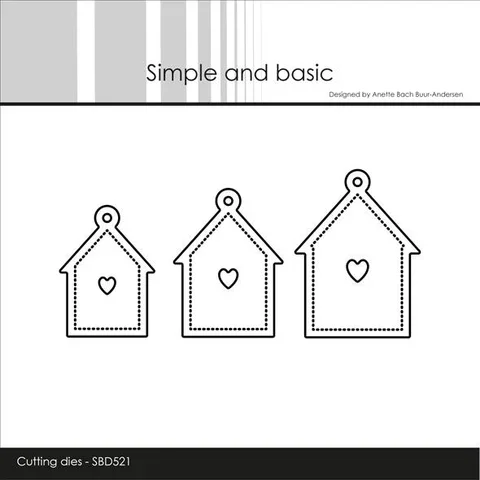 Simple and Basic die "Houses" SBD521 - Simple and Basic Dies - LARSEN HOBBY