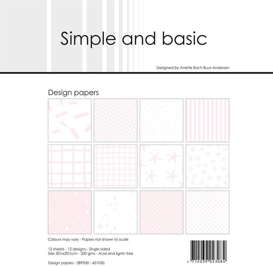 Simple and Basic Design Papers 30,5x30,5cm - SBP030 - SBP 30,5 X 30,5 ...
