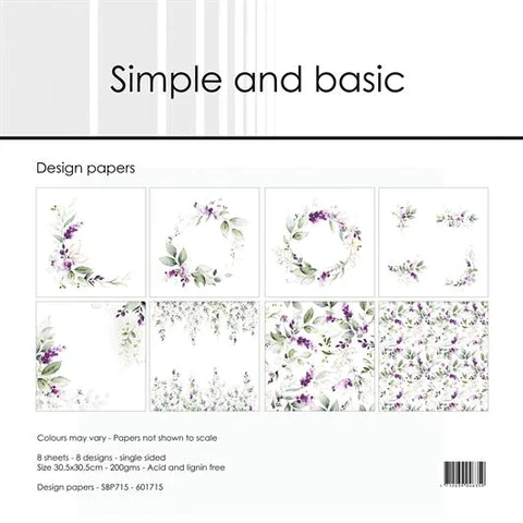 Simple and Basic Design Papers 30,5x30,5cm - SBP715 - SBP 30,5 X 30,5 ...