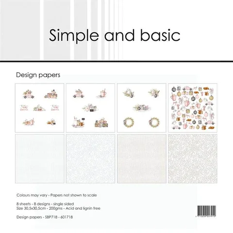 Simple and Basic Design Papers 30,5x30,5cm - SBP718 - SBP 30,5 X 30,5 ...