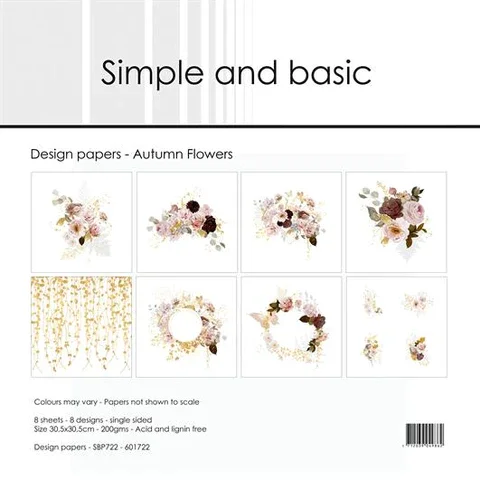 Simple and Basic Design Papers 30,5x30,5cm - SBP722 - SBP 30,5 X 30,5 ...