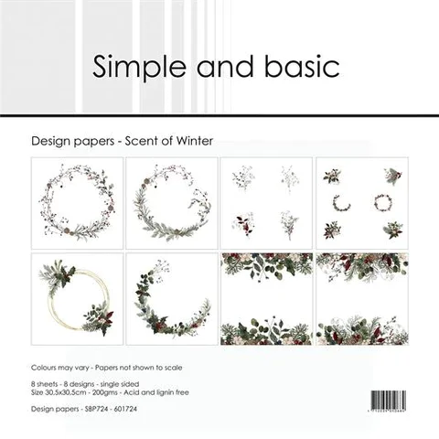 Simple and Basic Design Papers 30,5x30,5cm - SBP724 - SBP 30,5 X 30,5 ...