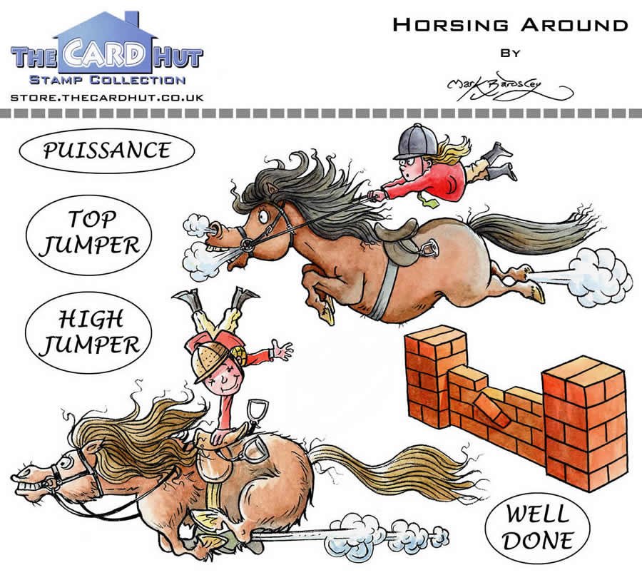 The Card Hut Stamp - MBPHA - Horsing Around - TILBUD STEMPLER - LARSEN ...